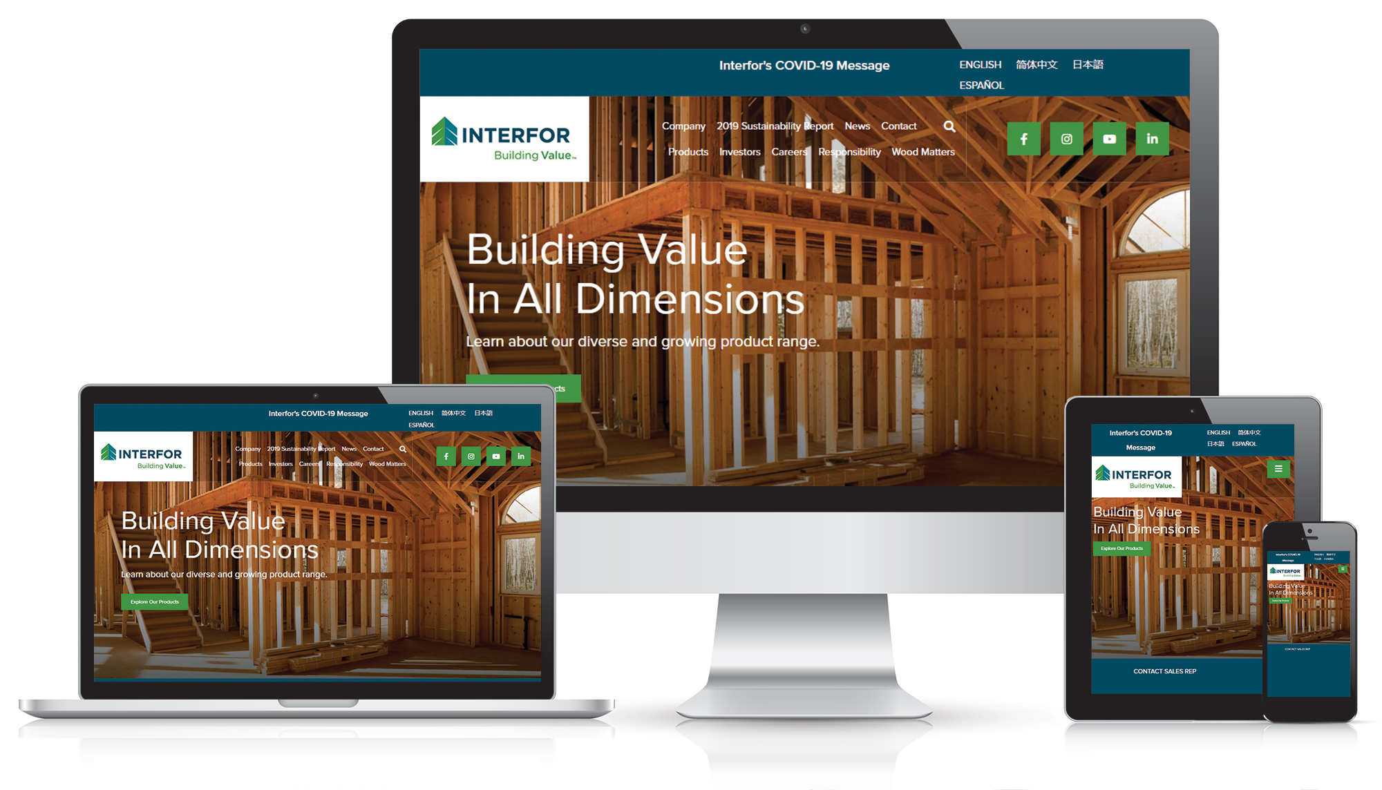 Web Design Case Study - Interfor - iias - International Internet ...